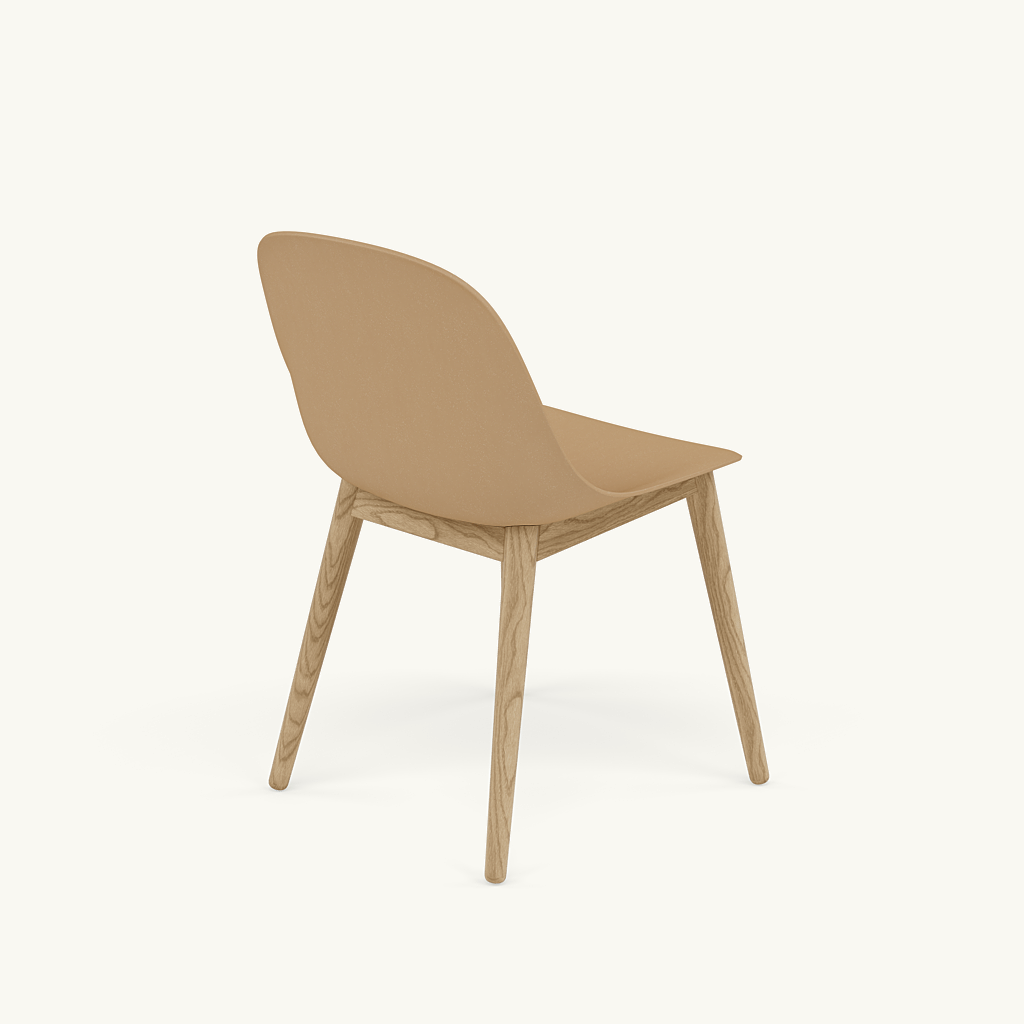 Fiber Side Chair - Wood Base | A modern comfort Fiber Side Chair - Wood Base | A modern comfort
